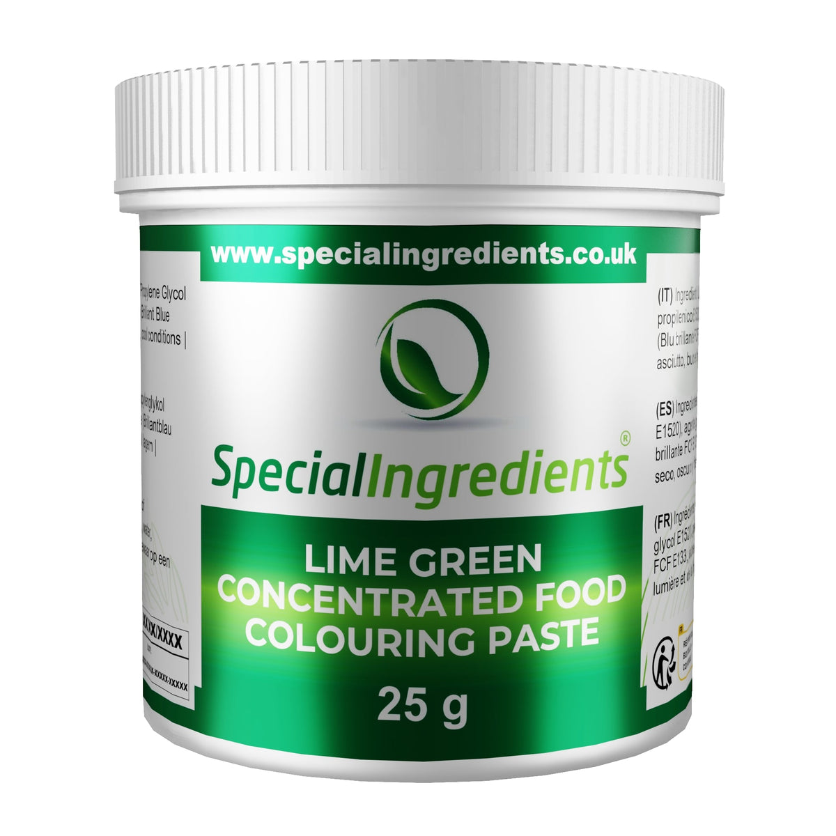 Lime Green Food Colouring Paste — Special Ingredients
