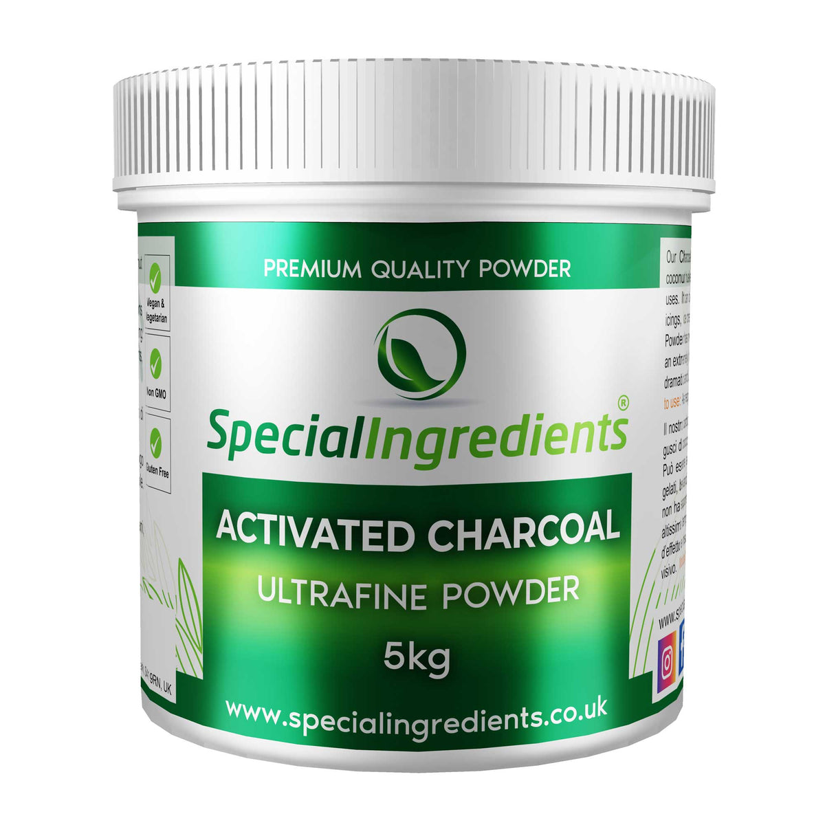 Activated Charcoal | 5KG Activated Charcoal Powder - E153 — Special ...