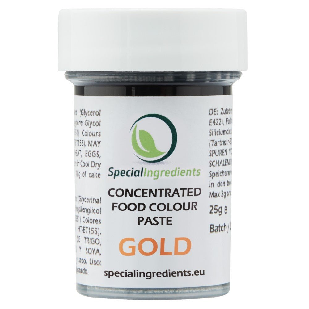 Gold Food Colouring | 25 G Of Gold Food Colour Paste — Special Ingredients