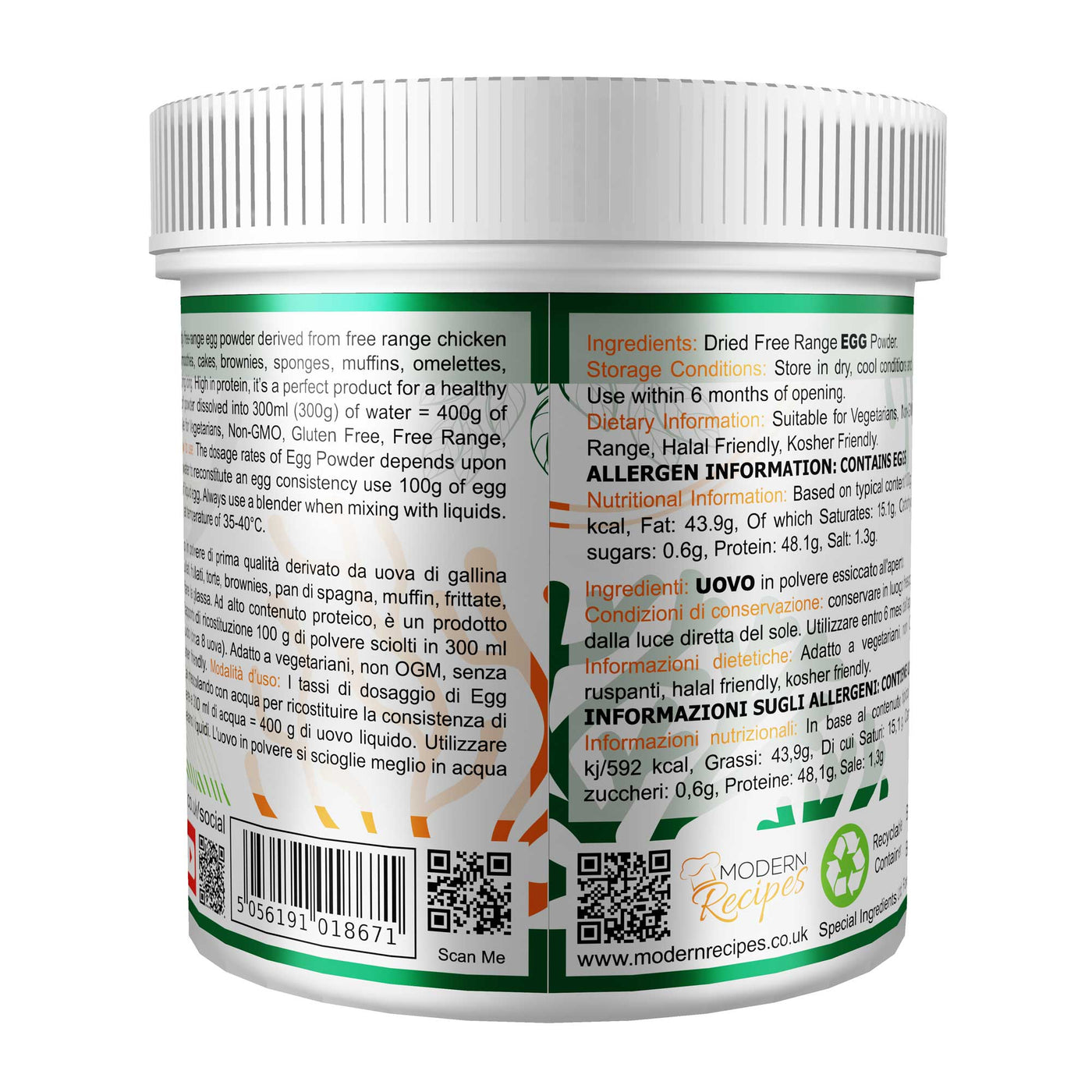 Whole Egg Powder | Whole Egg Powder 1kg — Special Ingredients